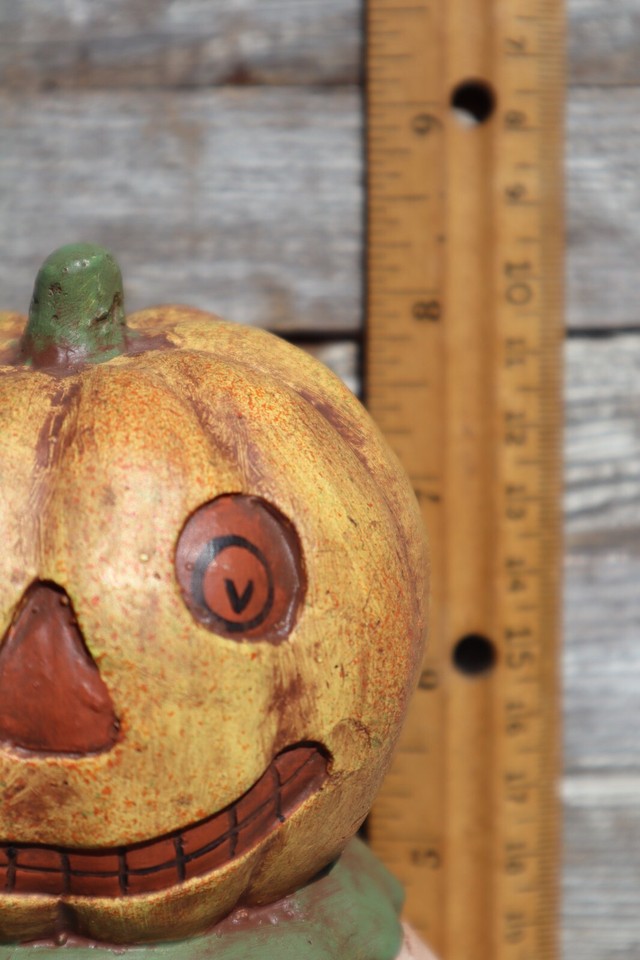 VINTAGE MCF PAPER MACHE PUMPKIN MAN JOL BY KEN ALTHOFF Pumpkinhead ...