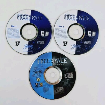 Descent Freespace The Great War 1998 PC Computer DVD-ROM Interplay 2 ...