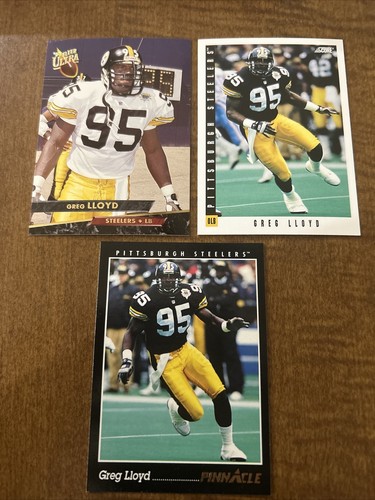 Greg Lloyd 3 Card 1993 Lot Ultra Pinnacle Score NM+ Free Shipping! | eBay