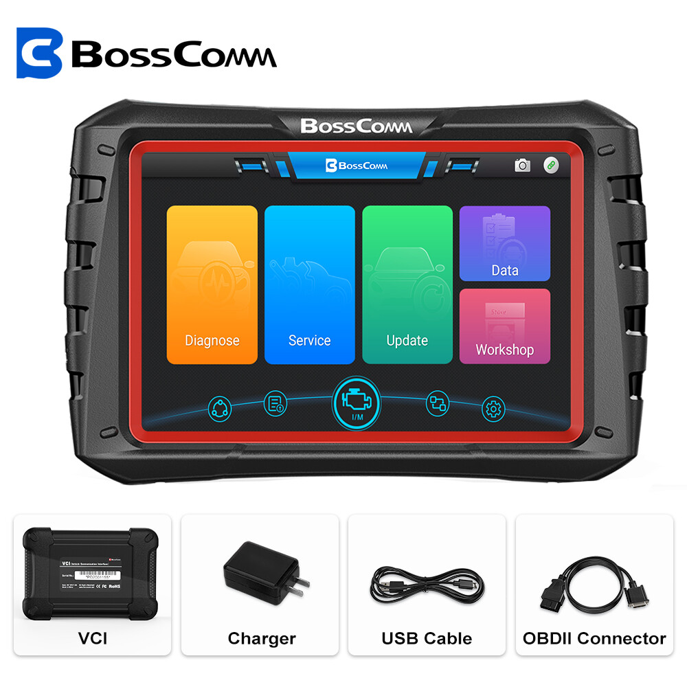 Bi-directional Scan Tool OBD2 Scanner Car ABS SRS TPMS DPF All System ...