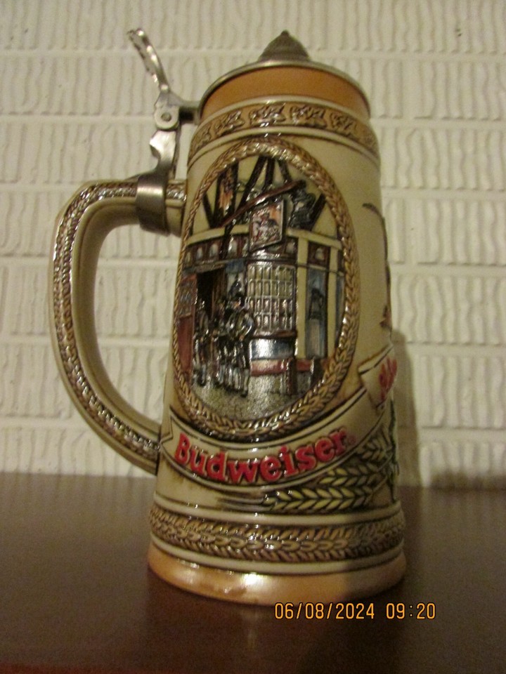 Budweiser Limited Edition Series 4, "J" Series, 9 inch beer stein | eBay