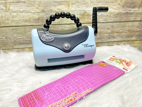 Sizzix Texture Boutique Embossing Machine Baby Blue Purse Style Long ...