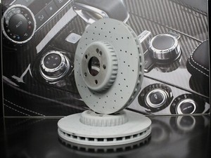 Genuine Mercedes-Benz W205 C-Class FRONT Bonded AMG Brake Discs X2 ...