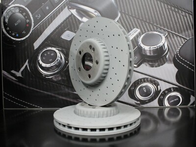 Genuine Mercedes-Benz 205 C-Class FRONT Bonded AMG Brake Discs X2 ...