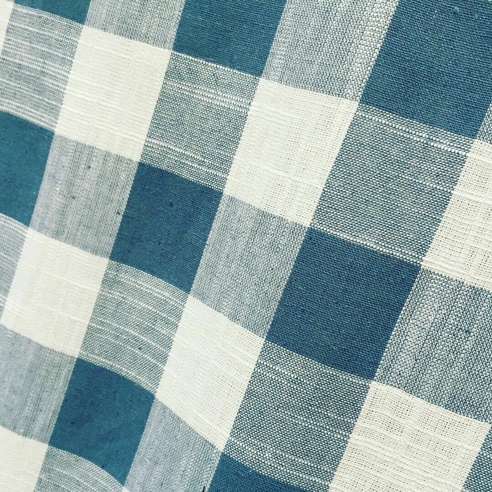 Gingham Linen Checked Cotton Fabric Plaid Material Buffalo Check 55 ...