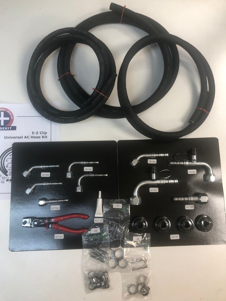 Hose Kit E-Z Clip Refrigerant Hose Kit Universal A/C hose Kit | Easy ...