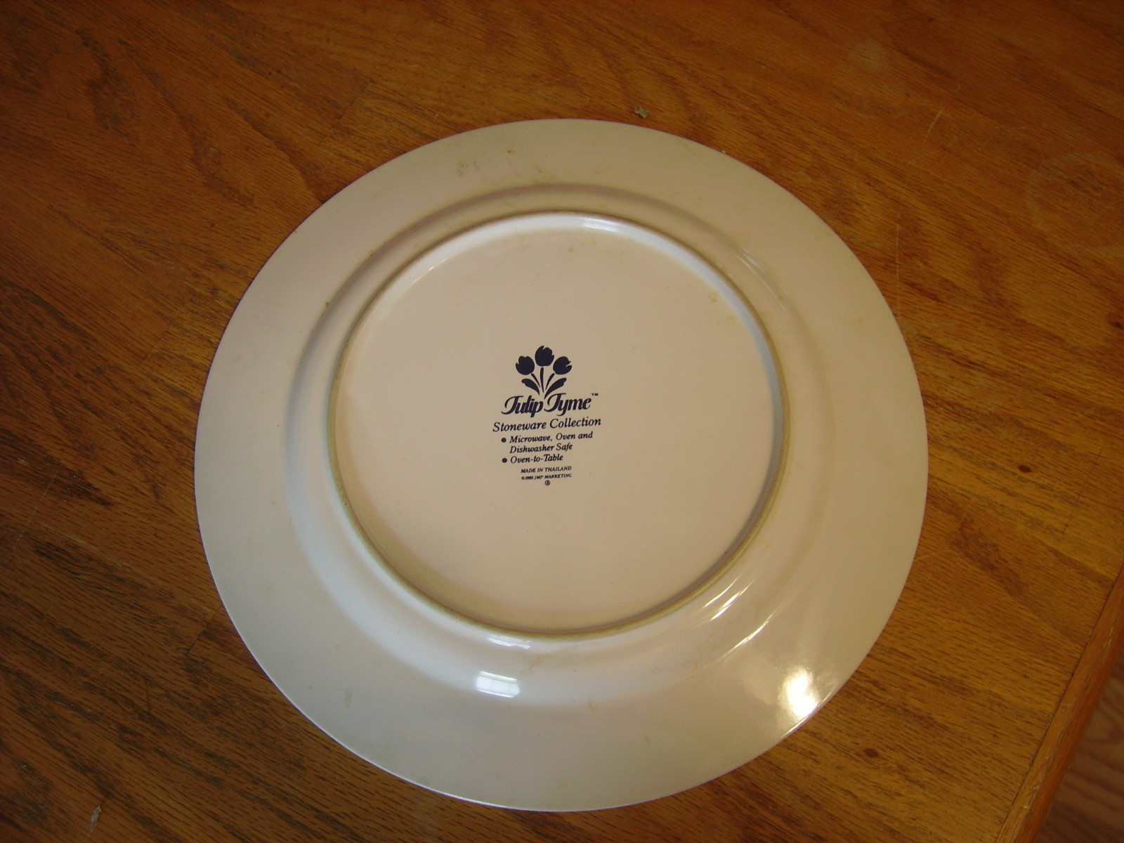 10.5" Tulip Tyme Stoneware plate | eBay