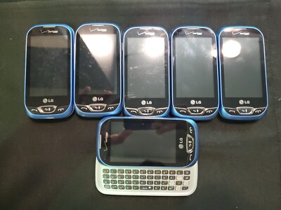 Lot of 6 LG VN280 Extravert 2 Verizon Cell Phone Voice Dialing | eBay