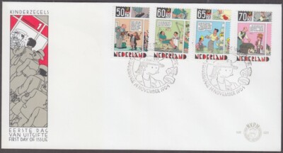 NETHERLANDS Sc #B607-10 FDC DIFFERENT DUTCH COMIC STRIPS | eBay