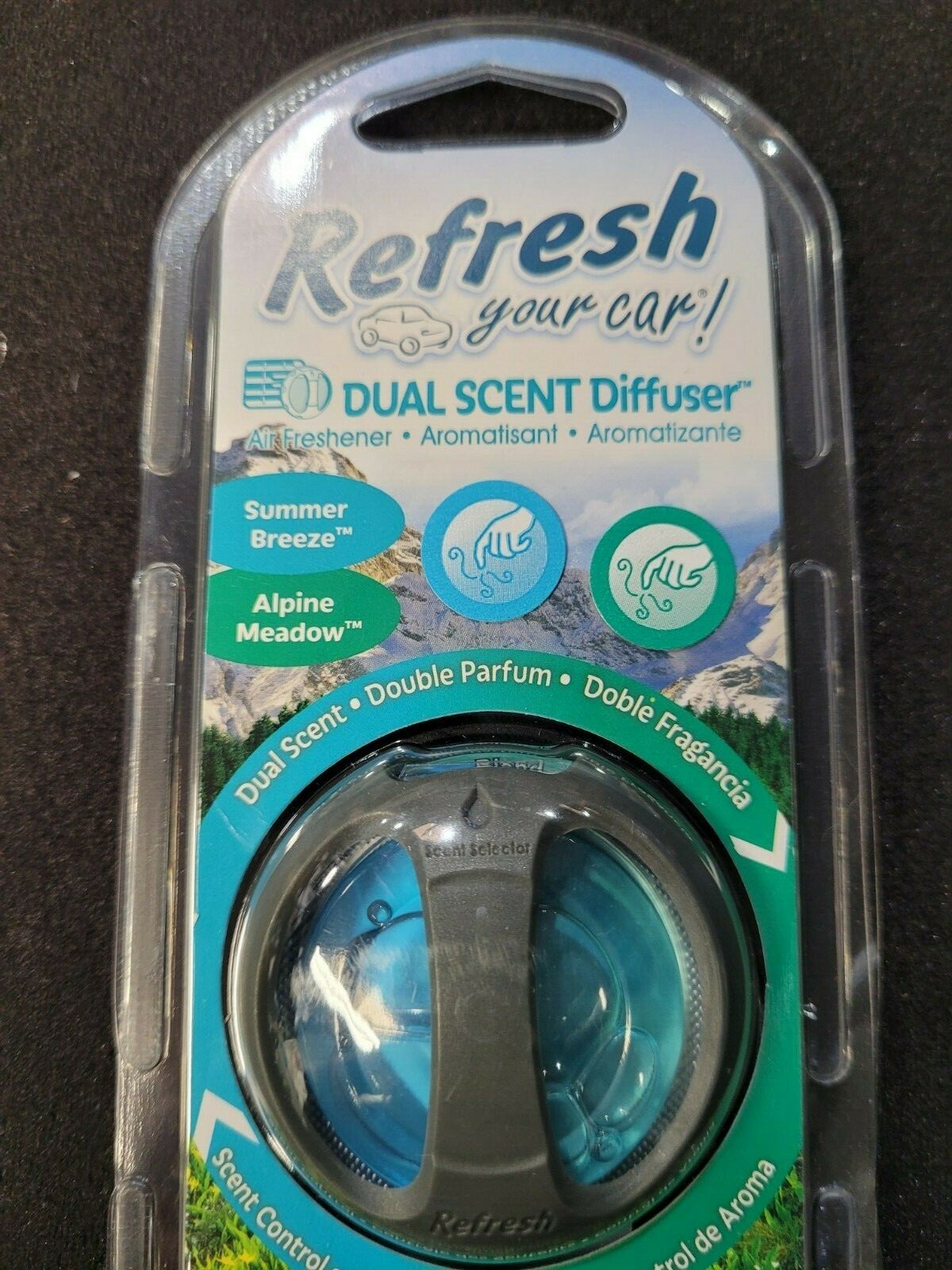 (2) Refresh Air Freshener, Summer Breeze Alpine Meadow, Car Auto Diffuser 6E | eBay