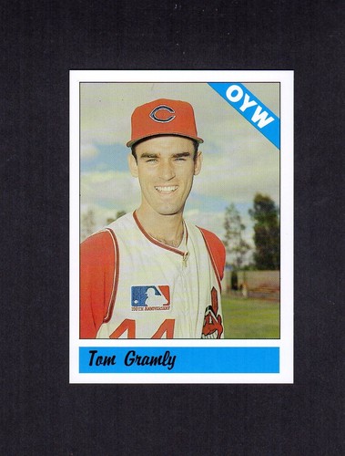 #56 TOM GRAMLY, 1968 Cleveland Indians | 1977 Fritsch One-Year Winners ...
