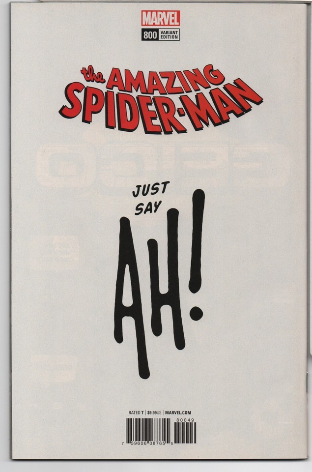 AMAZING SPIDER-MAN, THE #800 – CSA EXCLUSIVE – ADAM HUGHES FADE VIRGIN ...