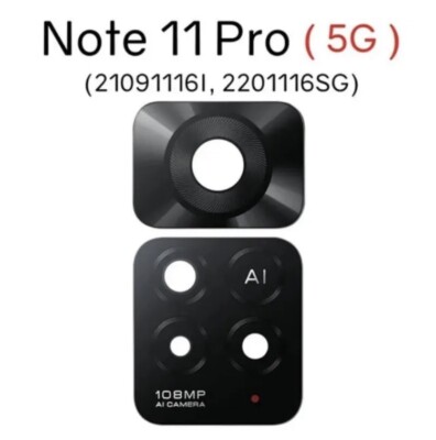 For Xiaomi Redmi Note 11 Pro 5G Back Camera Glass Lens Rear Camera ...