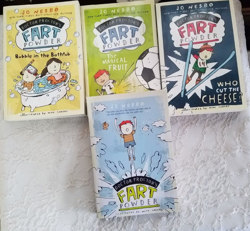 Lot of 4 PB Books Doctor Proctor's Fart Powder Series by Jo Nesbo ...