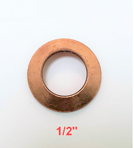Copper FLARE Fitting GASKETS 45° FLARE: 3/16"; 1/4"; 3/8"; 1/2"; & 5/8 ...