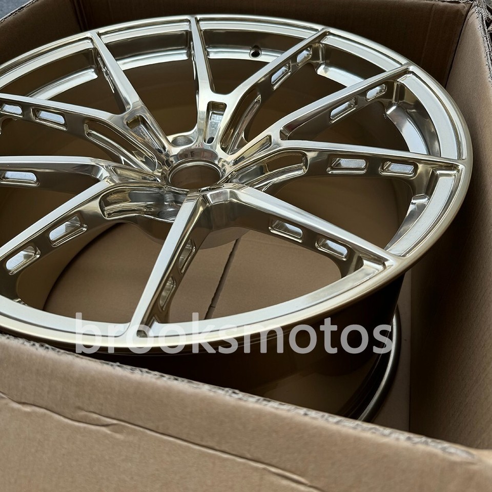 20" FORGED FROZEN GOLD WHEELS RIMS FOR 2019+BMW X3M F97 X4M F98 20X9 ...