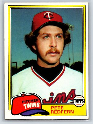 1981 Topps #714 Pete Redfern Minnesota Twins | eBay