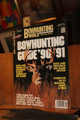 Vintage Hunting Magazine Sportsman's Bowhunting World Guide 1990 1991 ...