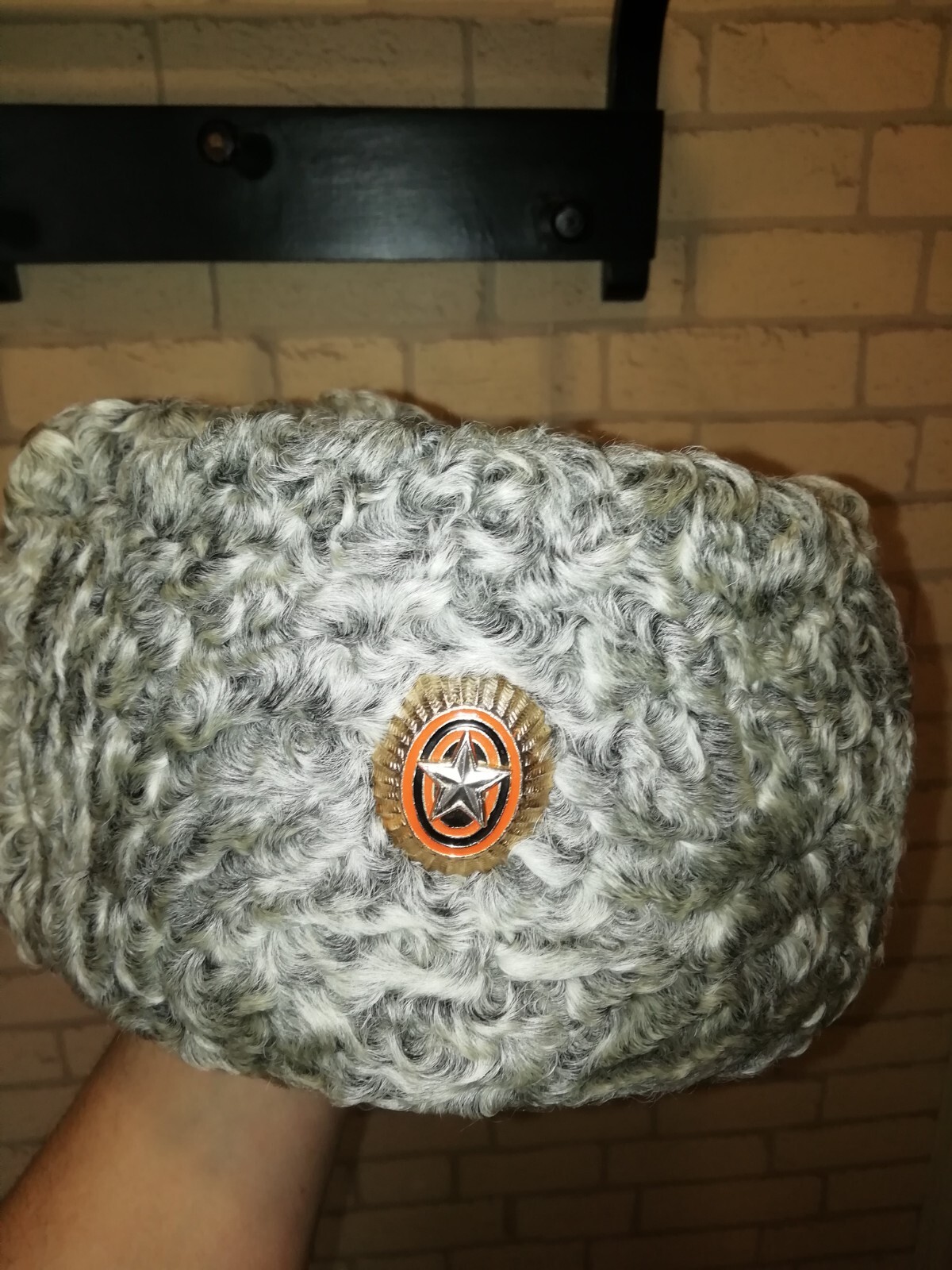 The original Cap of the colonel of the Russian Army papakha fur ...