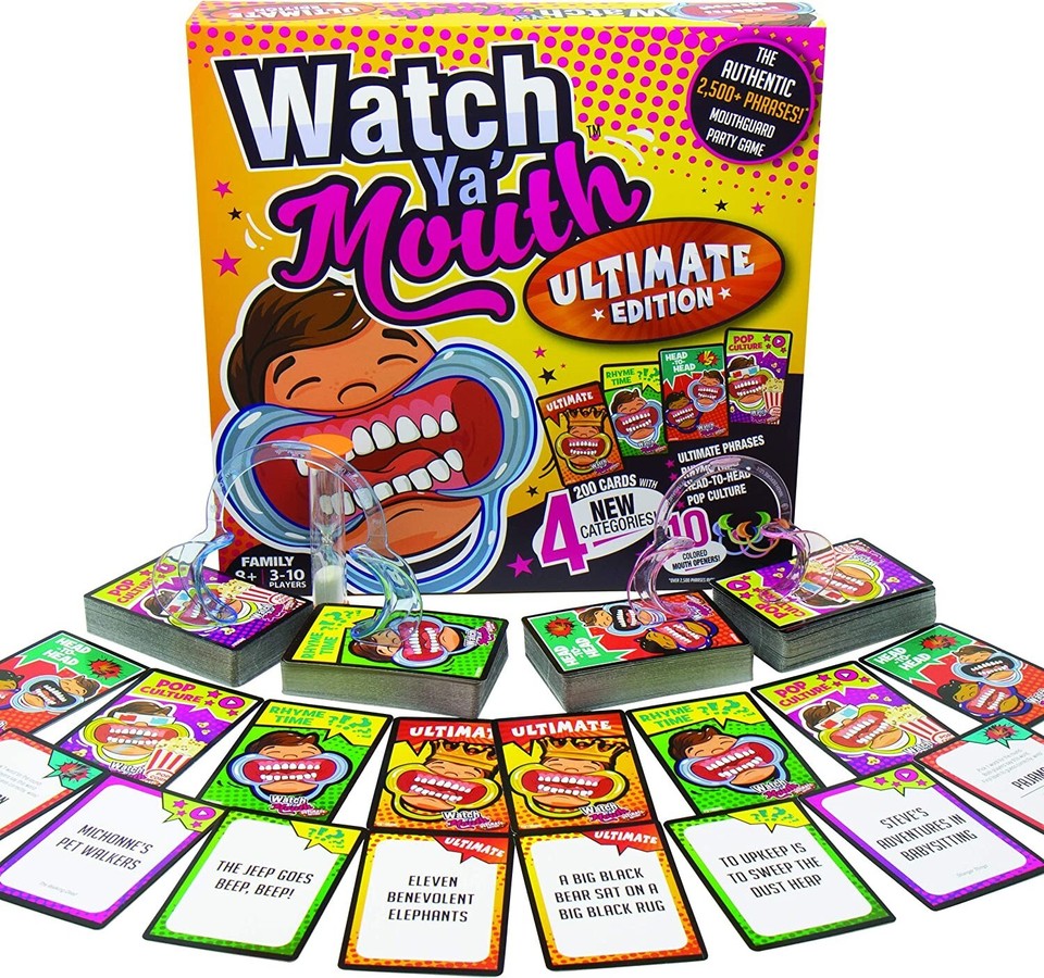 Watch Ya Mouth The Authentic Mouthguard Party Game NEW Factory Sealed ...