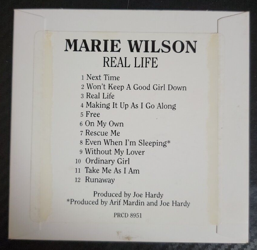 Marie Wilson Real Life CD - Promo | eBay