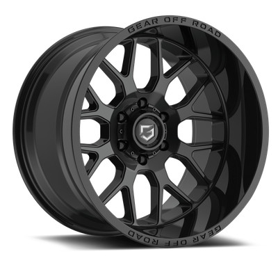 Gear Off Road 763B Raid 20x10 -12 Gloss Black Wheel 5x127 5x5 (QTY 1) | eBay