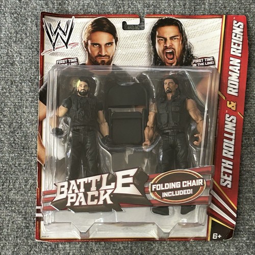 WWE Battle Pack Action Figure Set Seth Rollins Roman Reigns Series ...