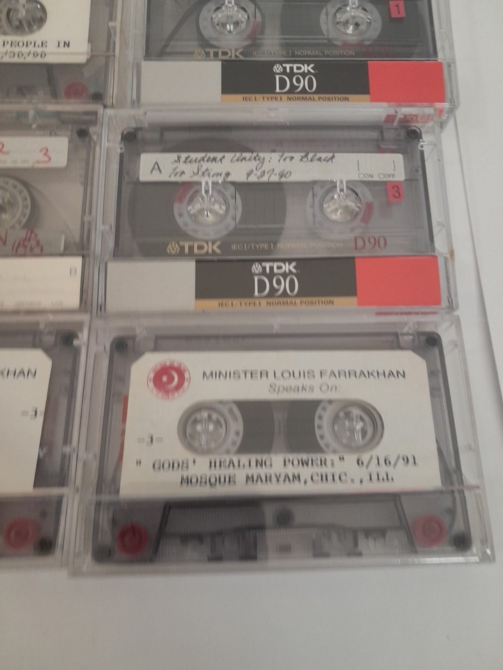 Louis Farrakhan And Khalid Abdul Muhammad Tapes Cassettes NATION OF ...