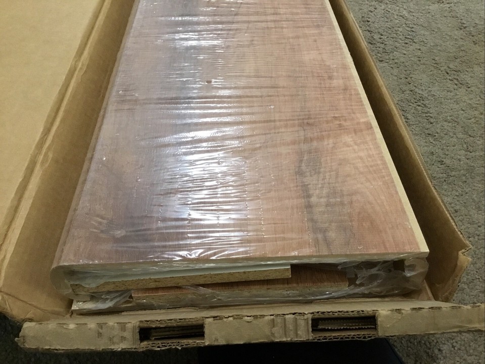 (2) Trail Oak Cap A Tread 47in x 12.15 x 2.28 Vinyl Stair Tread Cover ...