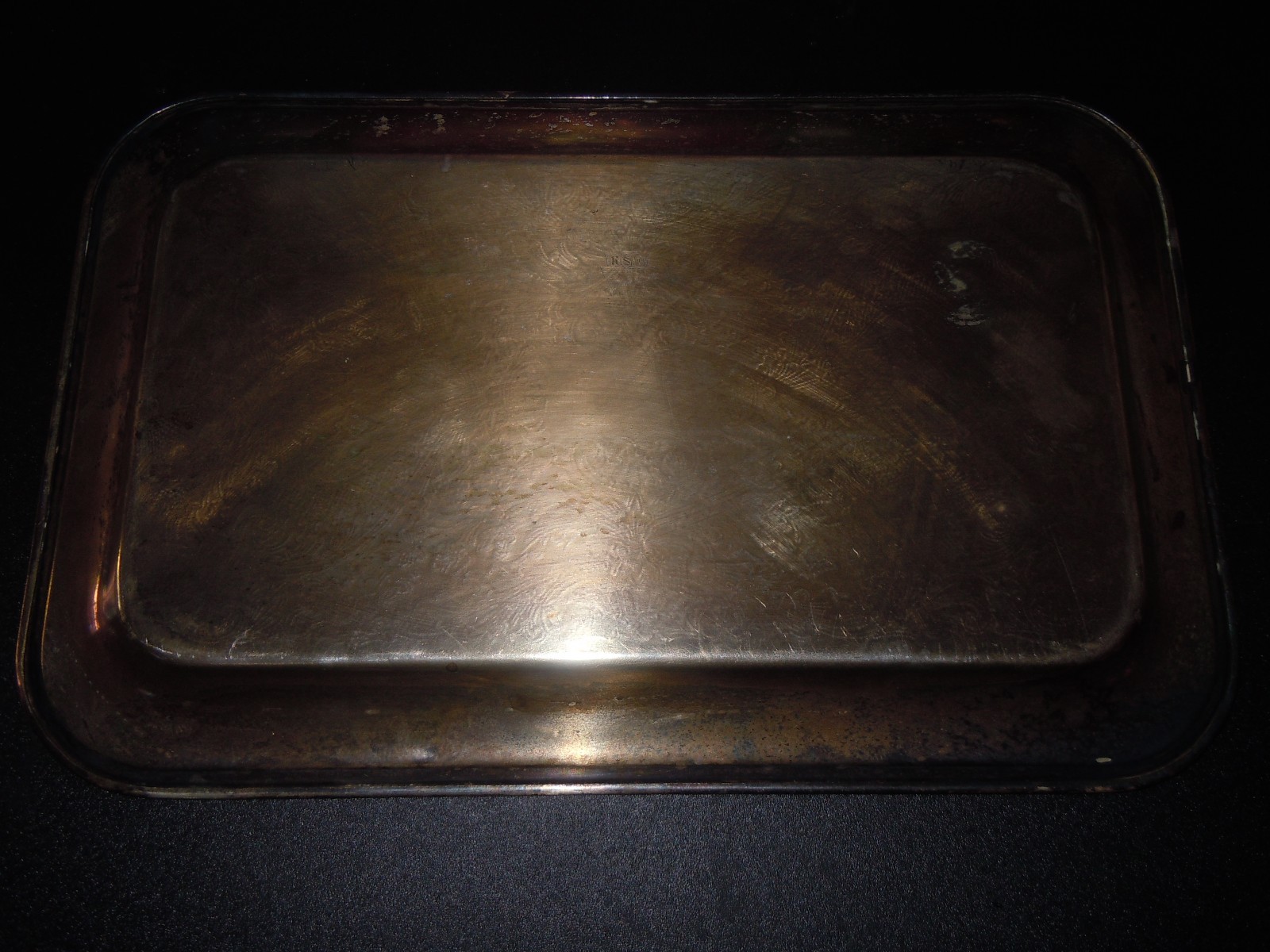 KS Inc. Keystoneware Silverplated Etched Scroll Tray 14" x 9" | eBay