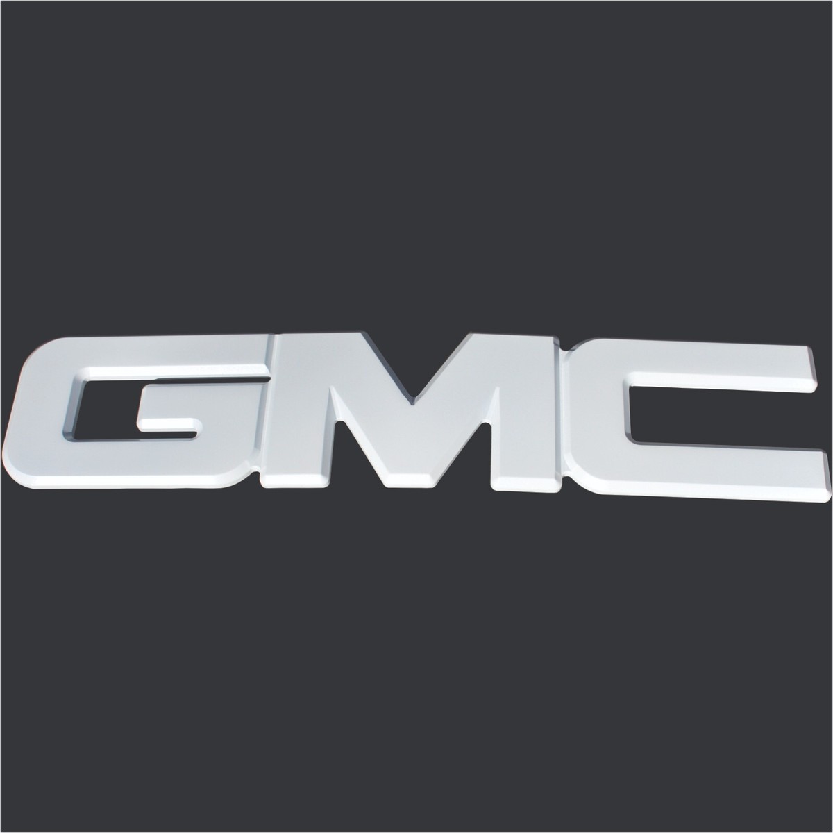 White Gmc Logo