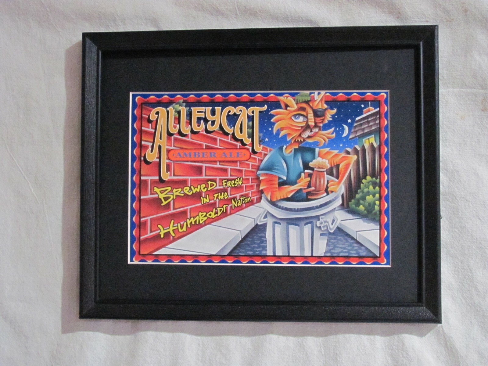 ALLEY CAT AMBER ALE BEER SIGN #696 | eBay