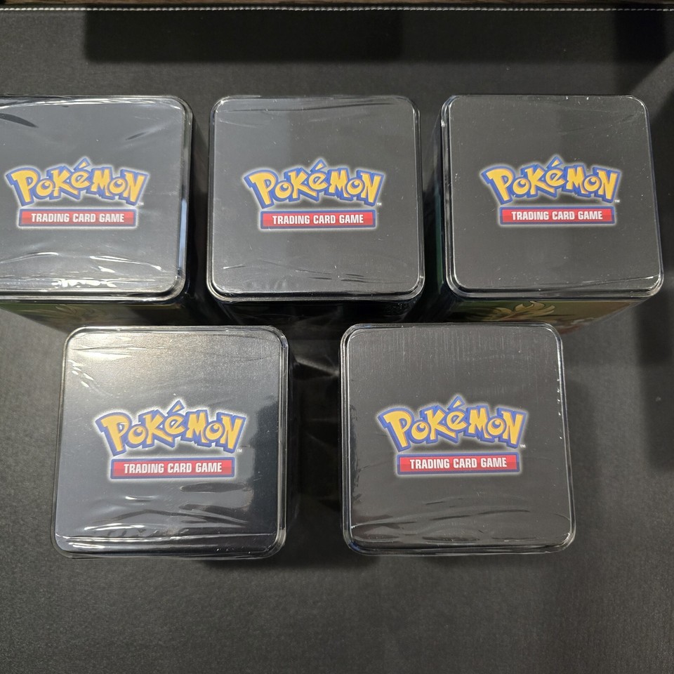 NEW! 2025 Pokemon TCG Stacking Tins Factory Sealed. 3 Booster Packs, 2 ...