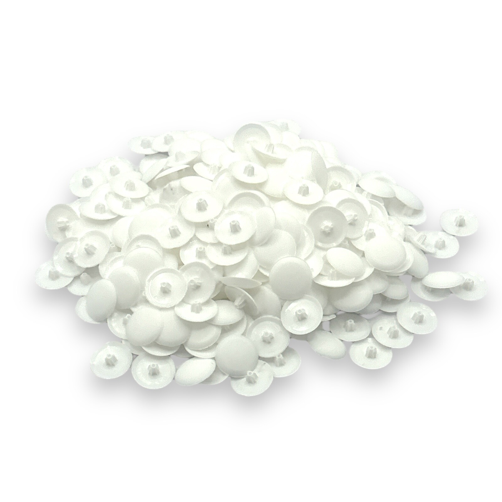 White Screw Cover Caps Bifix™ Screws Pozi Phillips Snap On 6-8g Pz2 Ph2 ...