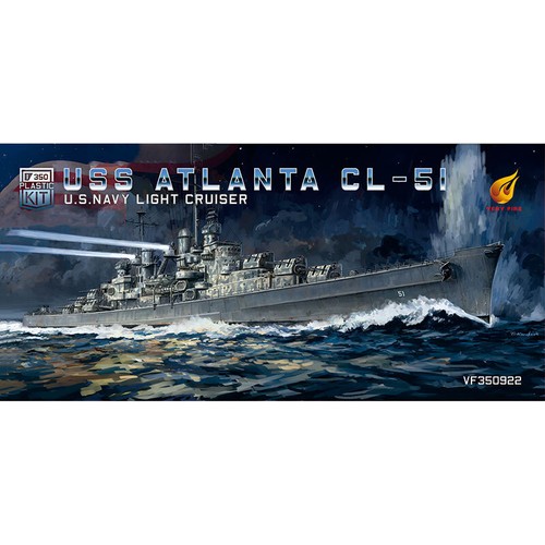 VERYFIRE VF350922 1/350 United States Light Cruiser Uss Atlanta CL-5I ...