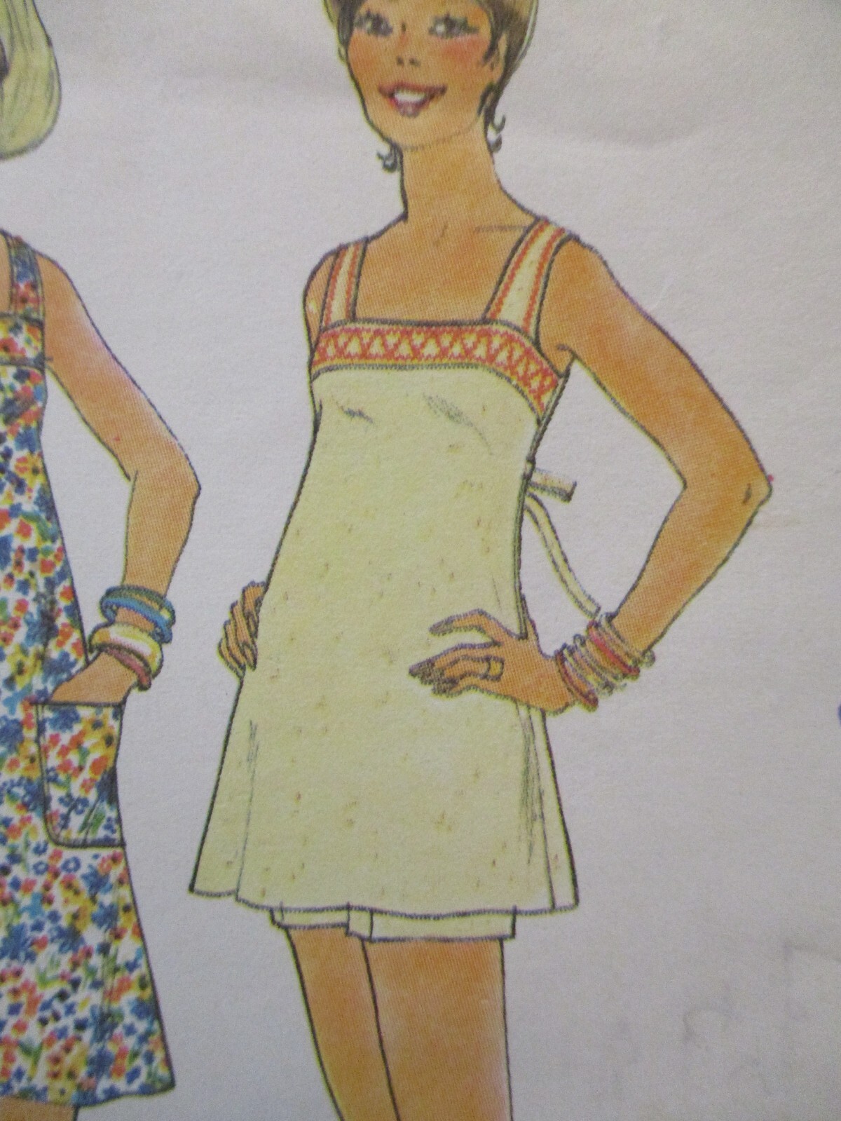 Simplicity Pattern 6865 Maternity Dress Jumper Top Pants Shorts Miss ...