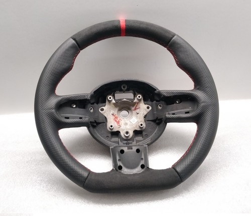 MINI COOPER STEERING WHEEL FLAT ALCANTARA JCW CUSTOM R55 R56 R57 R60 ...