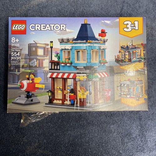 LEGO Creator 3 In 1 31105 Townhouse Toy Store Open Box Sealed Bags New ...