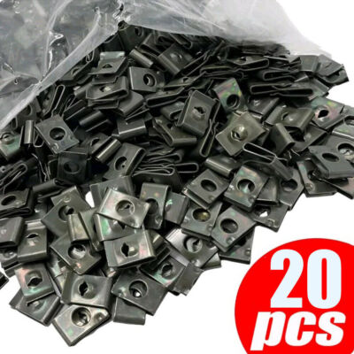 Metal U-Type Clips Parts For Car Bumper Fender Trim Panel Fastener Clip ...