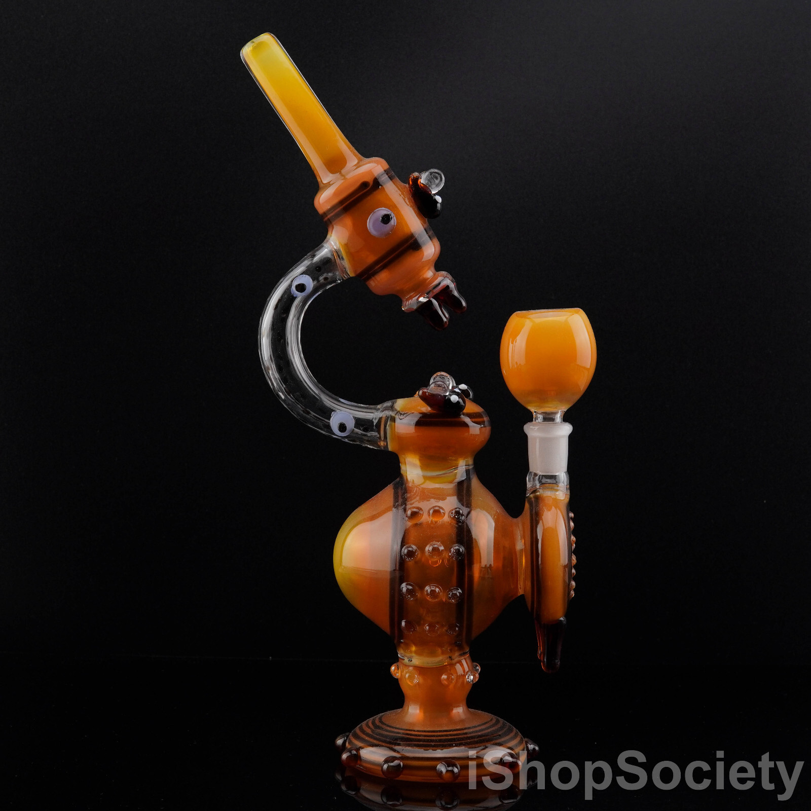 12” Premium Honey Bee Microscope Hookah Water Pipe Tobacco Smoking Pipe ...