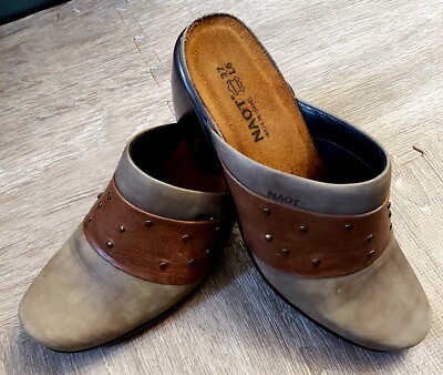 Naot Appeal Womens Studded Clogs Nubuck Size 6 Mule Leather | eBay