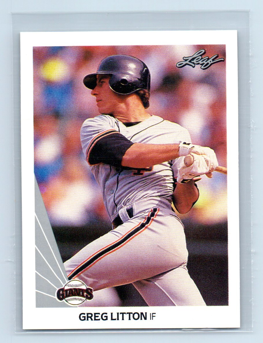 1990 Leaf Straight from the Pack Greg Litton San Francisco Giants #331 | eBay