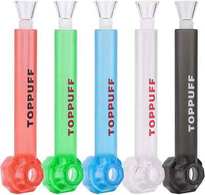 5 Pack Random Colors Top Puff Premium Portable Hookah Bottle Water ...