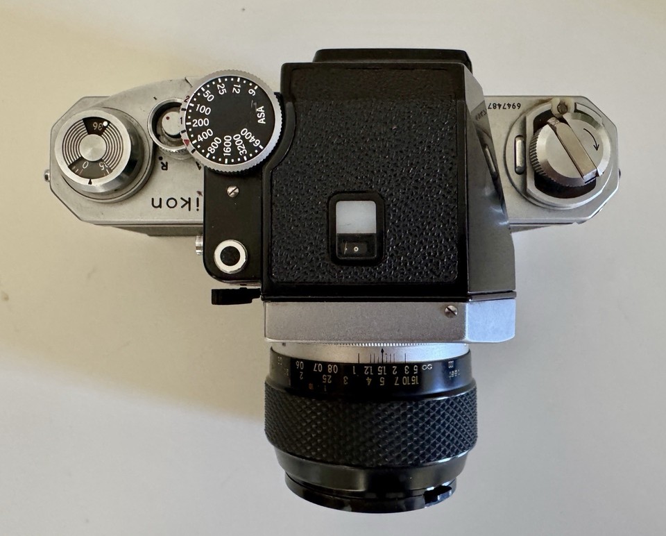 Nikon F Film Camera Kit with Photomic Viewfinder- And 3 Lenses | eBay