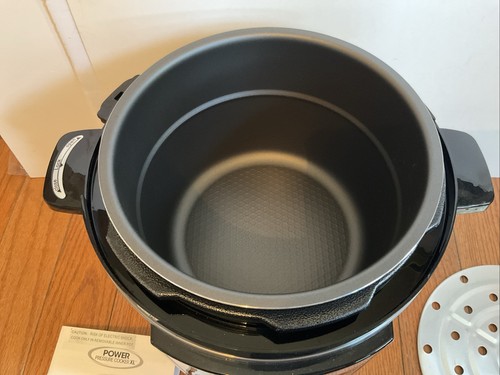 Power Pressure Cooker XL Model PPC770 Silver Black Stainless Steel With ...