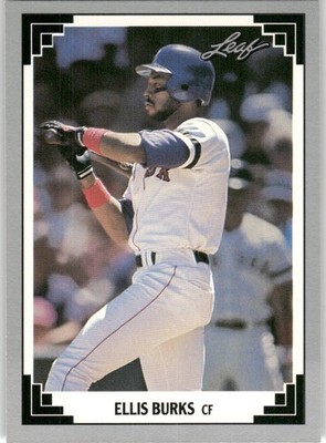 1991 Leaf Major League MLB Baseball Ellis Burks Boston Red Sox #121 | eBay
