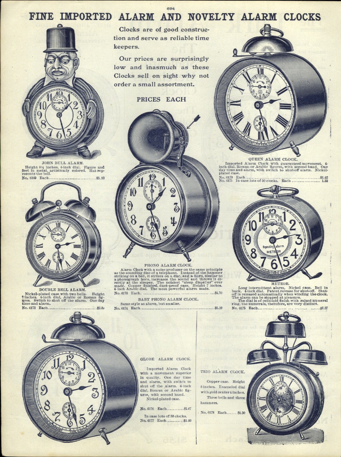 Vintage Alarm Clocks
