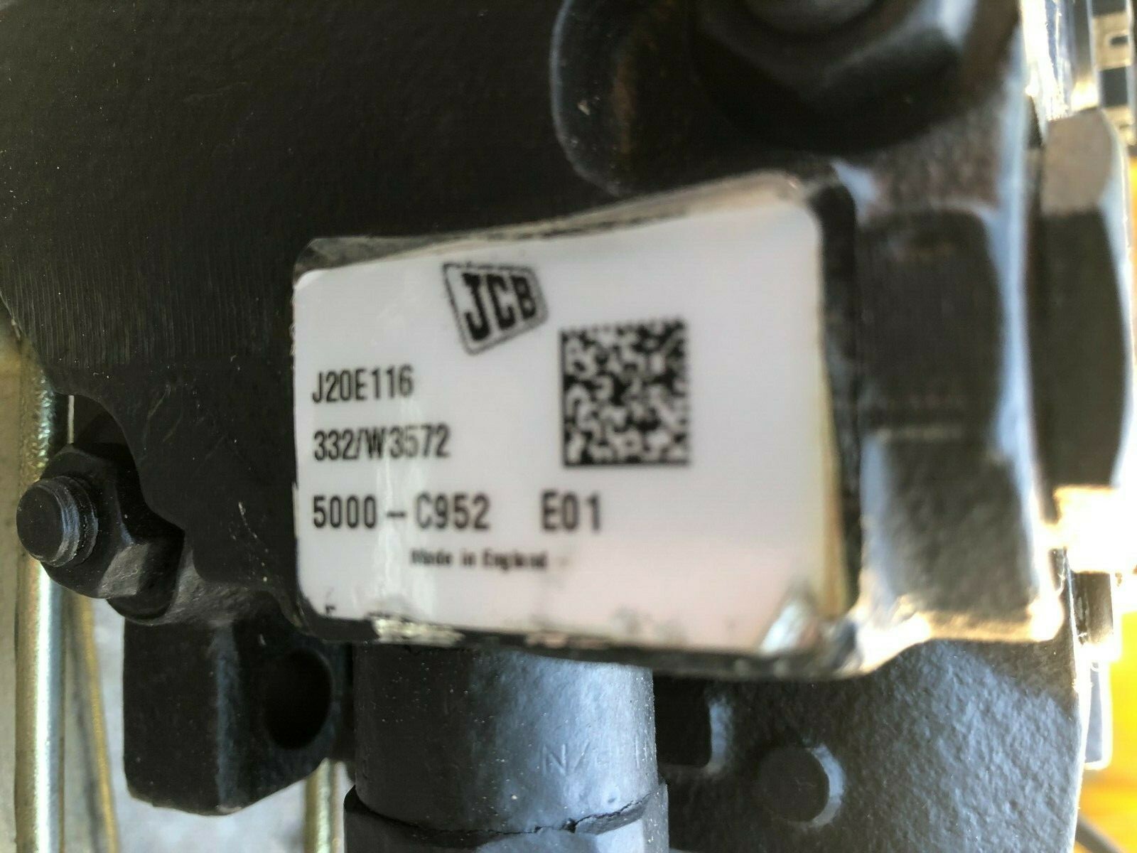 GENUINE JCB 1CX 3 SPOOL VALVE BLOCK P/N 332/W3572 | eBay