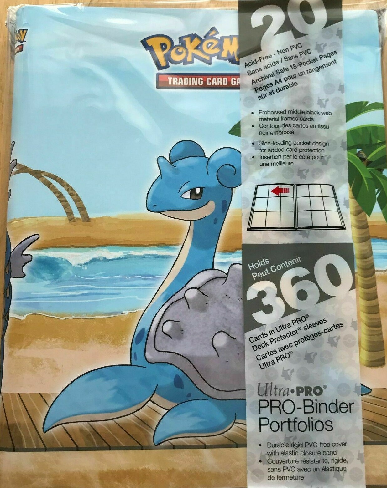 Pokemon Seaside Lapras Gyarados Ultra Pro Binder Premium 9 Pocket ...
