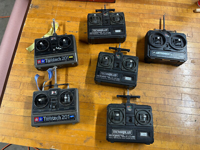 Vintage Rc Transmitters, Tamiya, Airtronics, Acoms, Techniplus, All ...